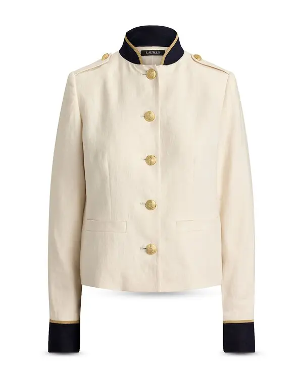 Ralph Lauren Color Blocked Linen Jacket