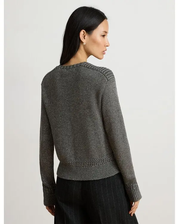 Ralph Lauren Metallic Crewneck Sweater