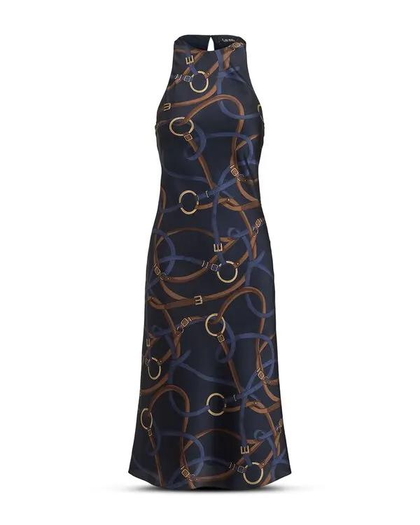 Ralph Lauren Twill Sleeveless Midi Dress