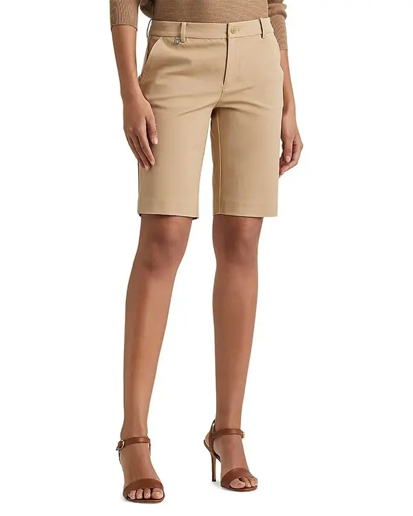 Ralph Lauren Twill Bermuda Shorts - Tan