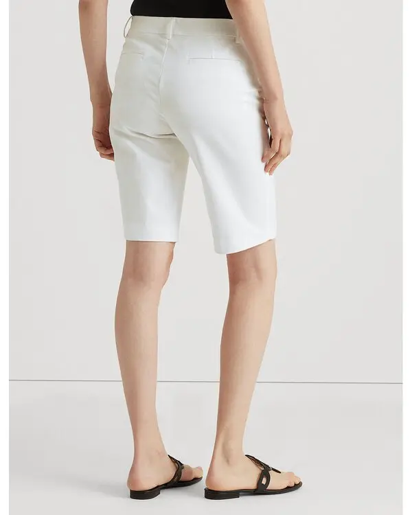 Ralph Lauren Twill Bermuda Shorts - White