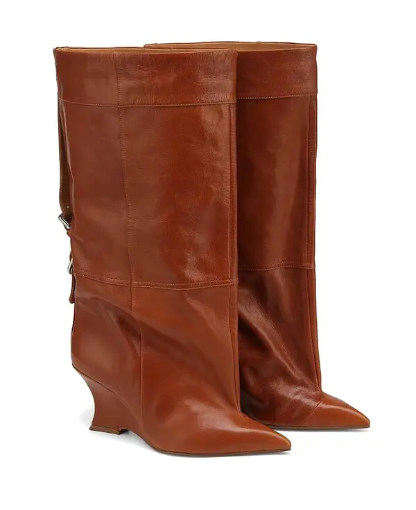 NAKED WOLFE Harness Leather Boots - Tan