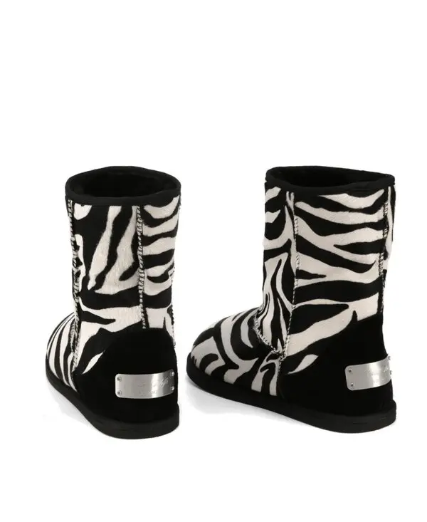NAKED WOLFE Honour Pony Boots - Zebra