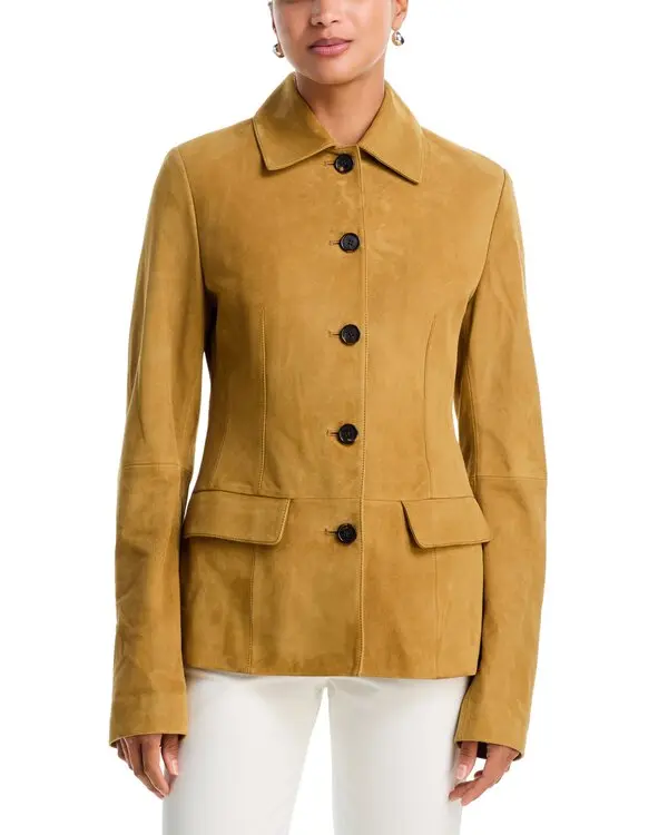 TOTEME Suede Cinched Jacket