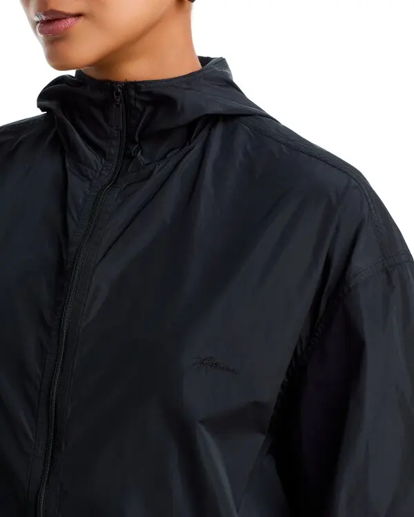 TOTEME Technical Taffeta Windbreaker Jacket - Black