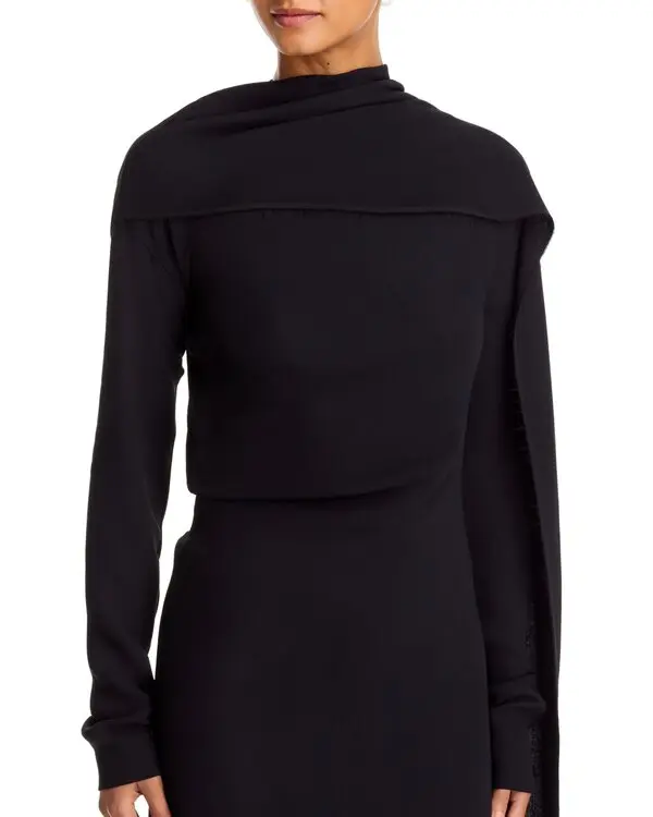 TOTEME Draped Scarf Midi Dress