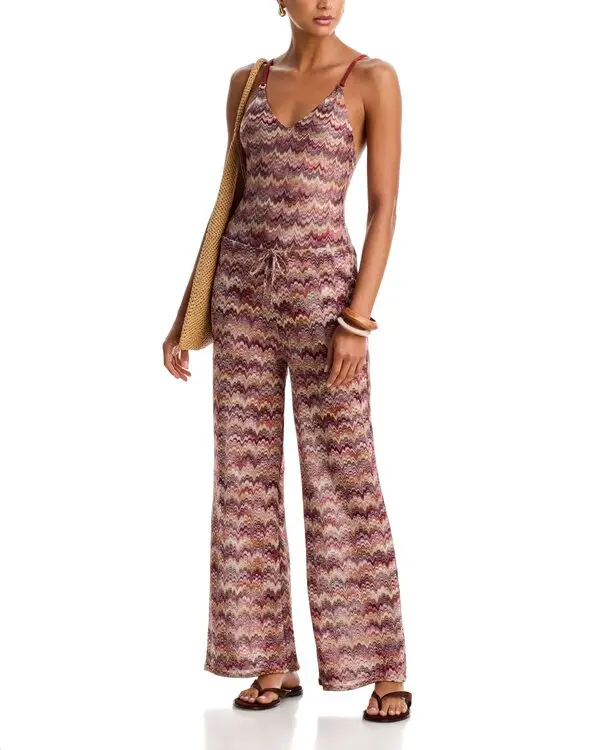 Aqua Printed Pull On Swim Cover-up Pants Exclusive