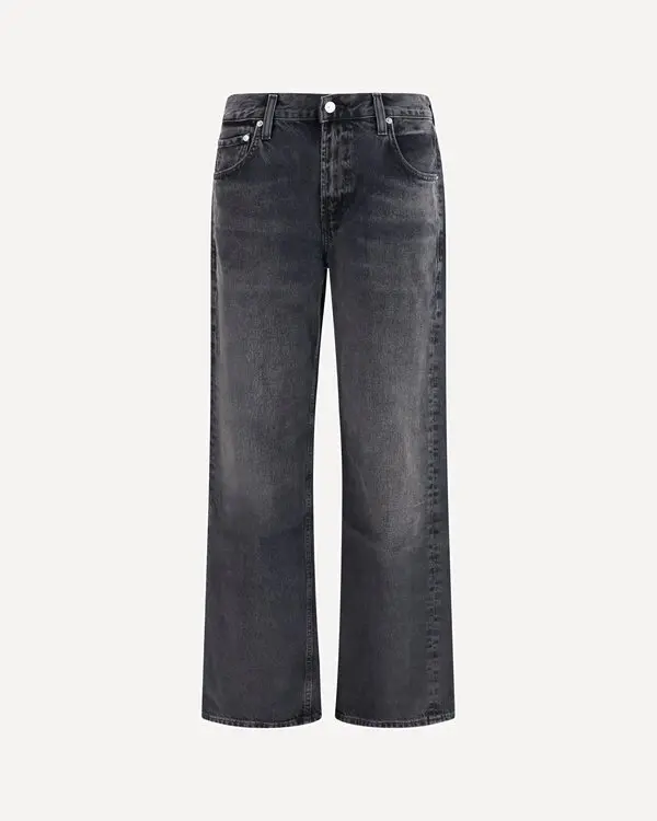 Citizens Of Humanity Wide-leg Denim Jeans - Black