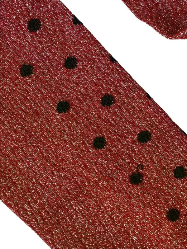 Dolce & Gabbana Polka-dot Lurex-effect Socks