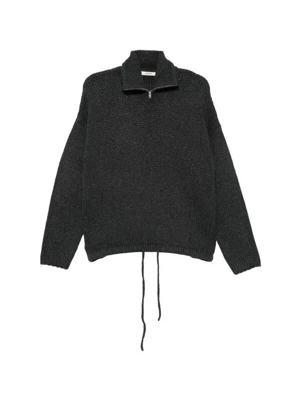 6397 Half-zip Drawstring Sweater