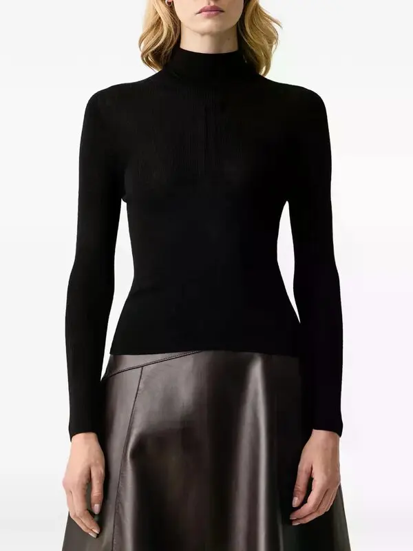 ISABELLE BLANCHE Ribbed Roll-neck Sweater