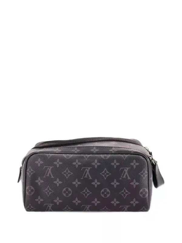LOUIS VUITTON Dopp Kit Toiletry Monogram Eclipse Canvas Pouch