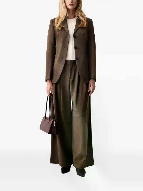 ISABELLE BLANCHE Pleated Wide-leg Palazzo Pants