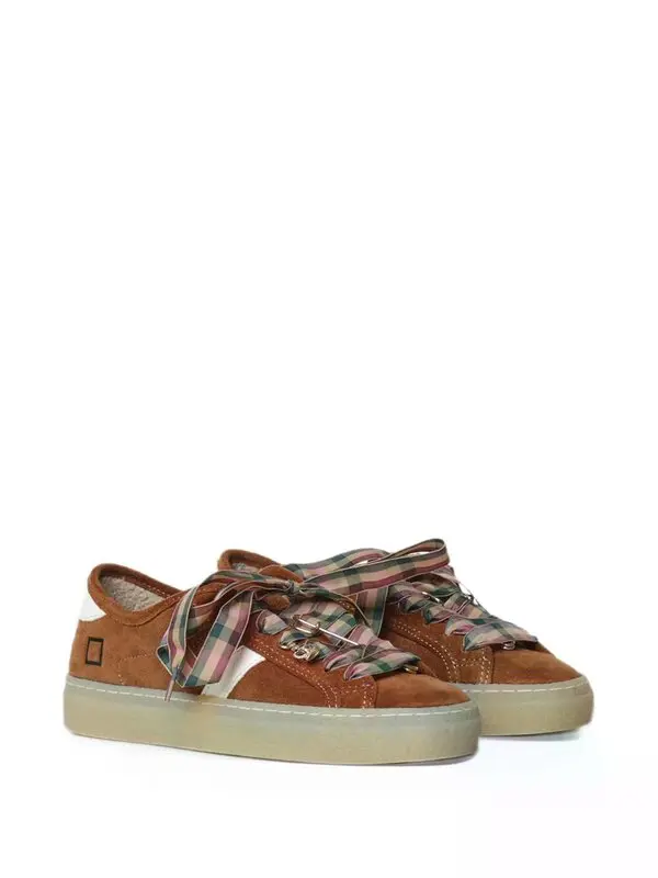 D.a.t.e. Suede Check-lace Sneakers