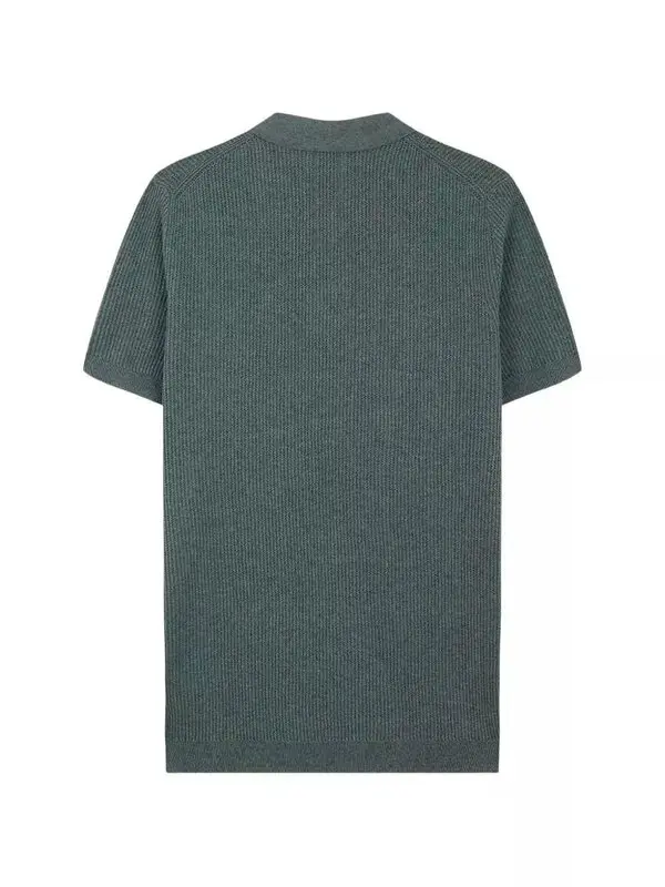 NOWADAYS Waffle-knit Polo Shirt