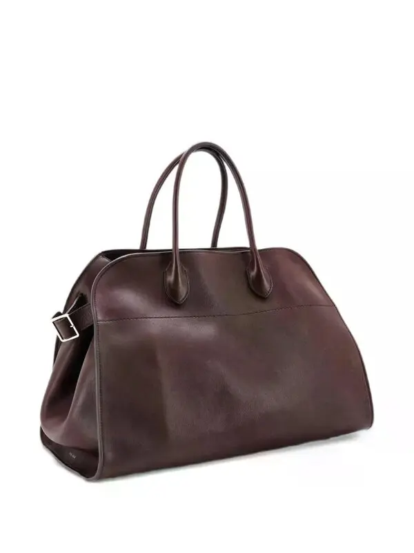 THE ROW E/w Margaux Leather 17 Tote Bag