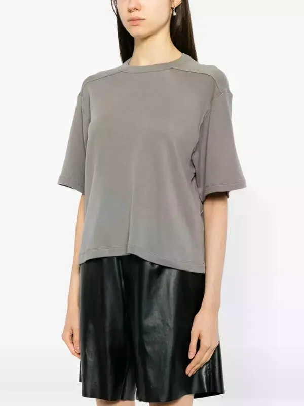 Rick Owens Brad Cropped T-shirt - Grey