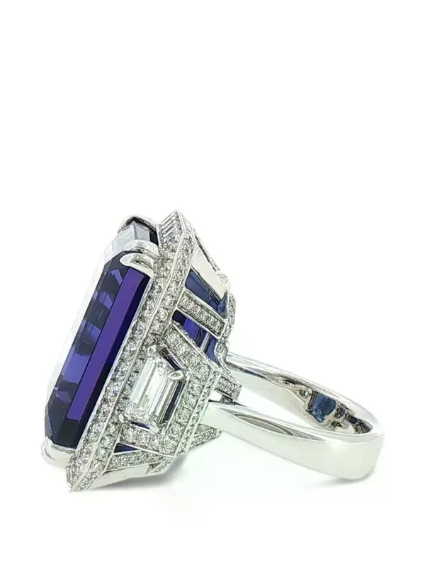 HYT JEWELRY Tanzanite And Diamond Ring