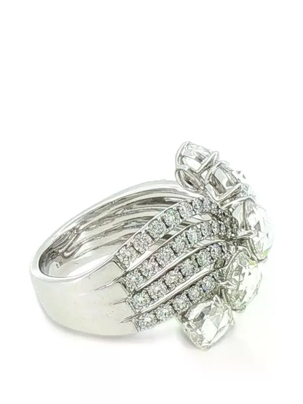 HYT JEWELRY Embellished Diamond Multi-band Ring