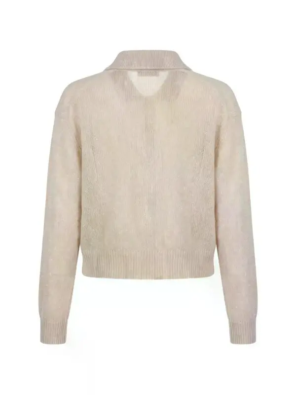 Brunello Cucinelli Sequin-embellished Mohair Cardigan