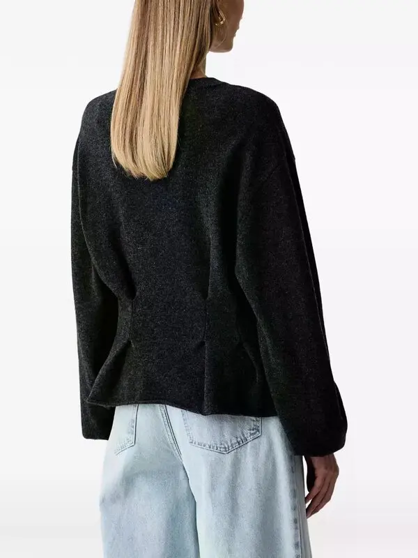 GESTUZ Gzmanzi Pleated-waist Peplum Sweater