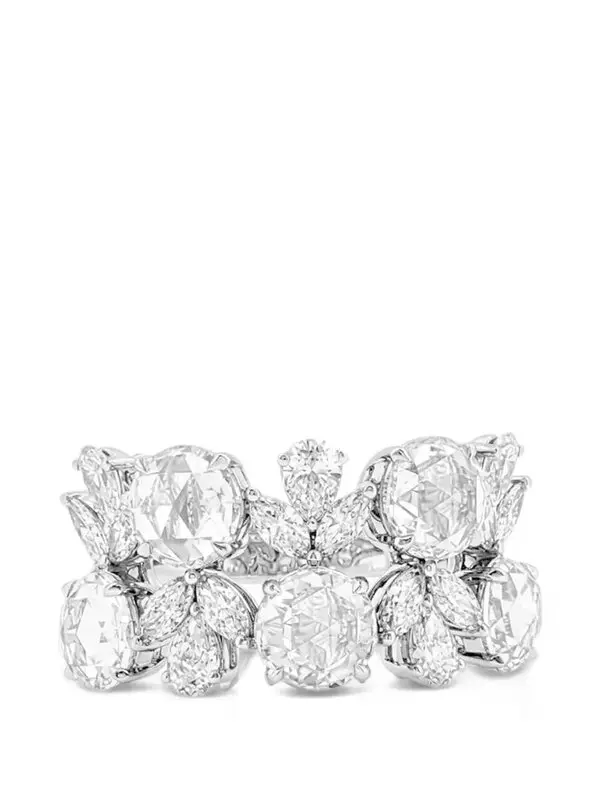 HYT JEWELRY Diamond Rose-cut Ring - Silver