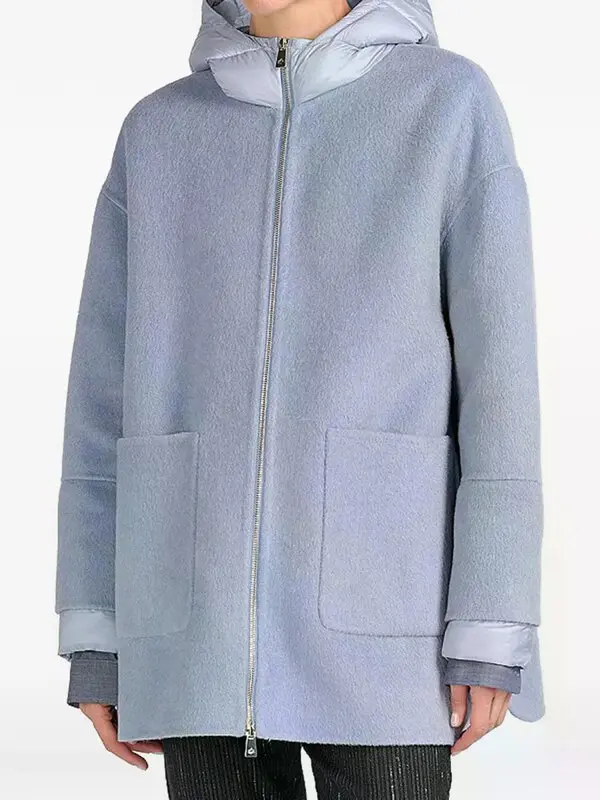 CANADIAN Manomin Hooded Wool-blend Coat