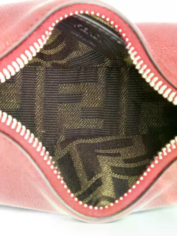 Fendi Fendigraphy Bag Leather Nano Hobo Bag