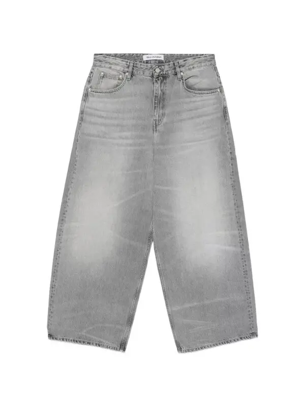 WON HUNDRED Faded-effect Cropped Jeans