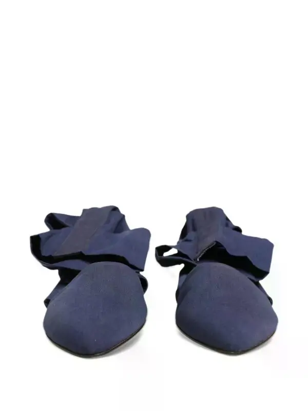 Dolce & Gabbana Ruffled Pointed-toe Ankle Boots