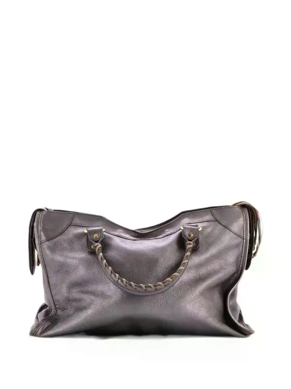 Balenciaga City Classic Studs Bag Leather Medium Satchel