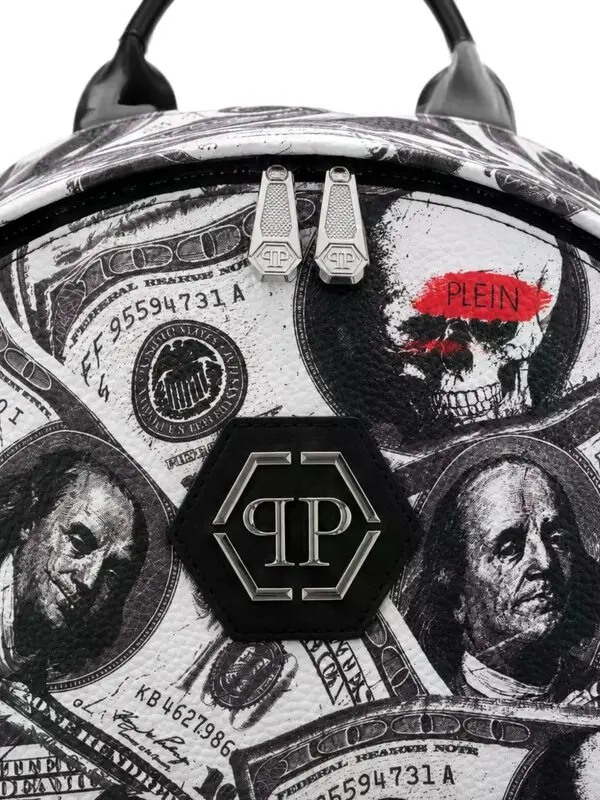 Philipp Plein Leather Backpack