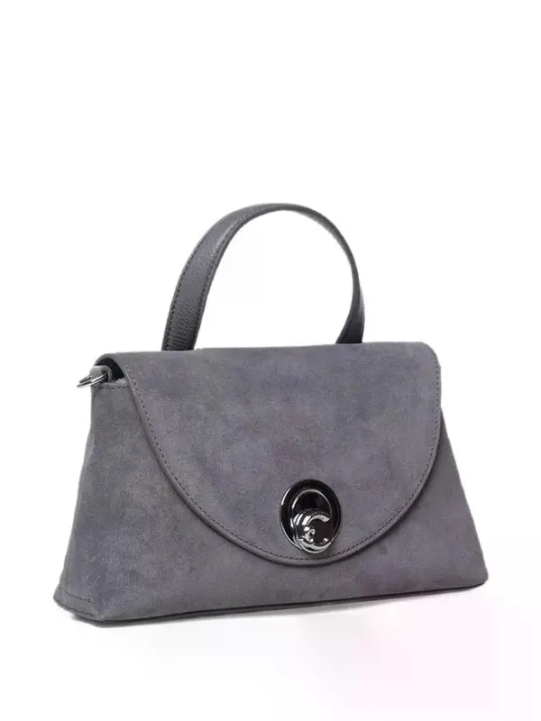 COCCINELLE Small Nikla Suede Tote Bag - Grey