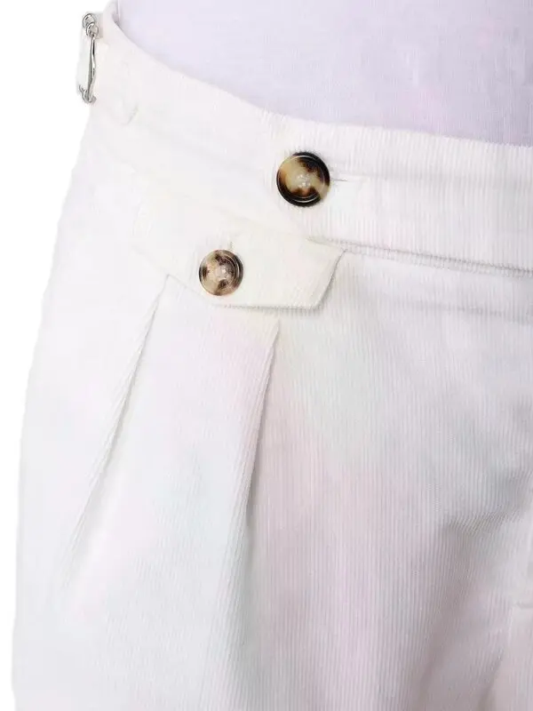 Brunello Cucinelli Pleated Corduroy Trousers