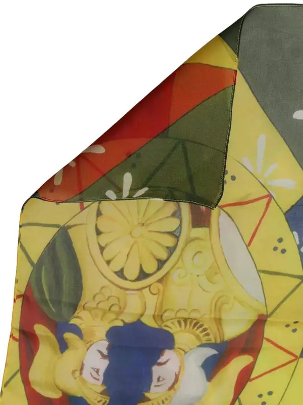 Dolce & Gabbana Carretto-print Silk Scarf