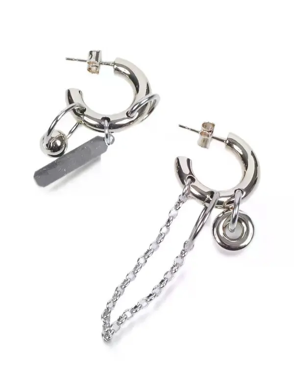 JUSTINE CLENQUET Irvin Hoop Earrings