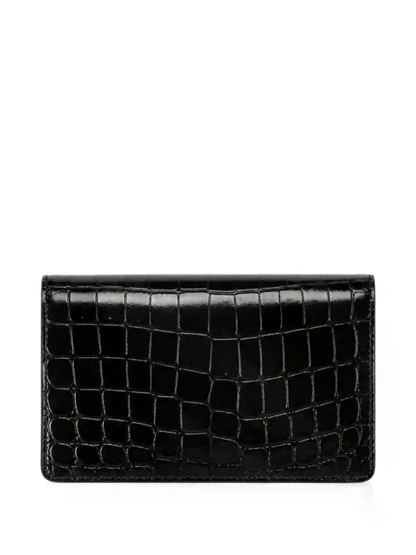 Philipp Plein Croc-effect Leather Clutch Bag