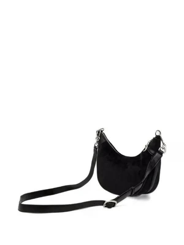 Juicy Couture Kimberly Rhinestone-logo Crescent Shoulder Bag