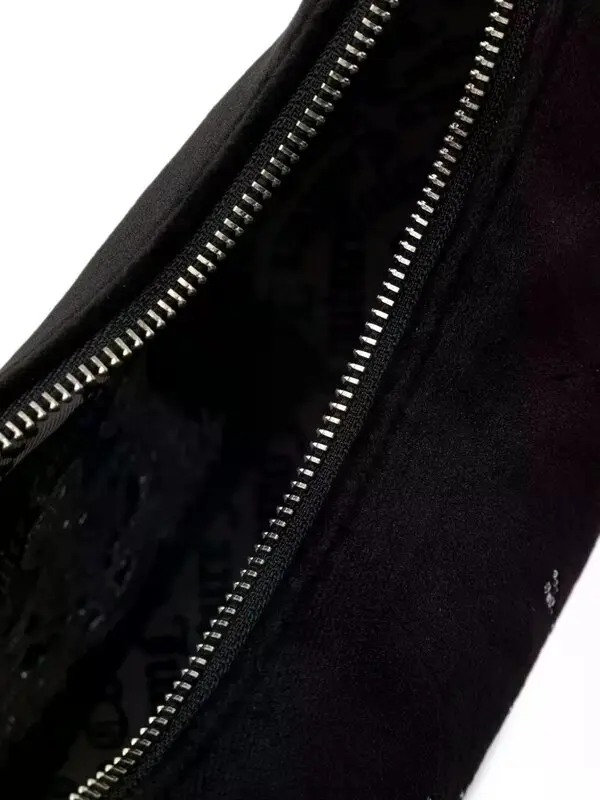 Juicy Couture Kimberly Rhinestone-logo Crescent Shoulder Bag