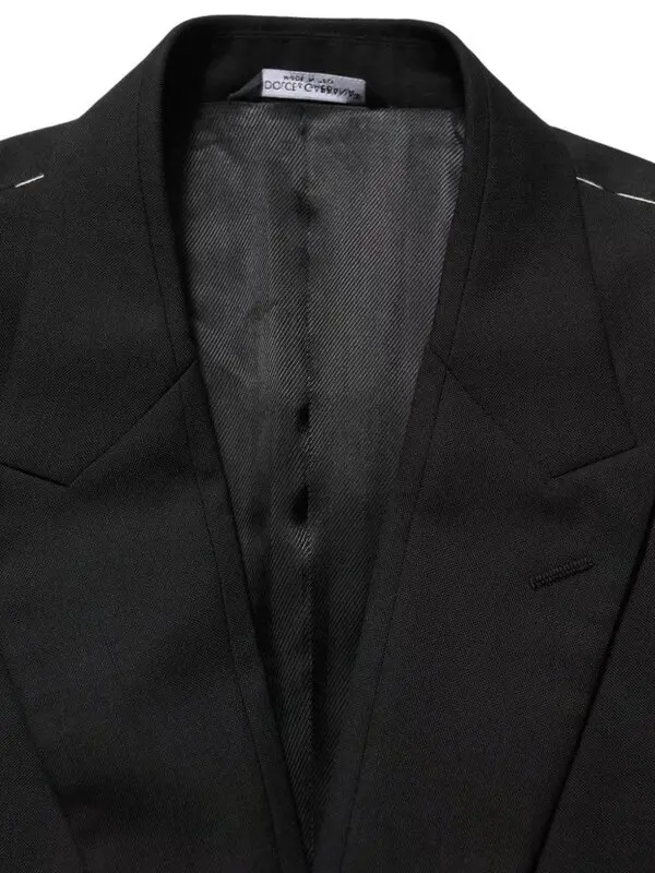 Dolce & Gabbana Single-breasted Wool Blazer