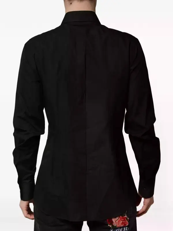 Dolce & Gabbana Gold Crystal-embellished Shirt
