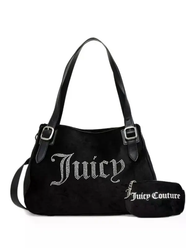 Juicy Couture Kimberly Crystal-embellished Velvet Tote Bag