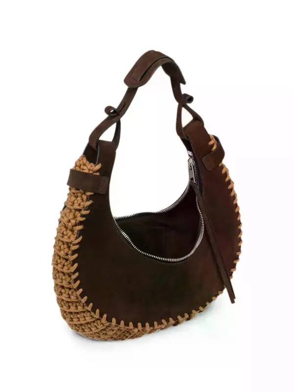 Moschino Crescent Shoulder Bag - Brown