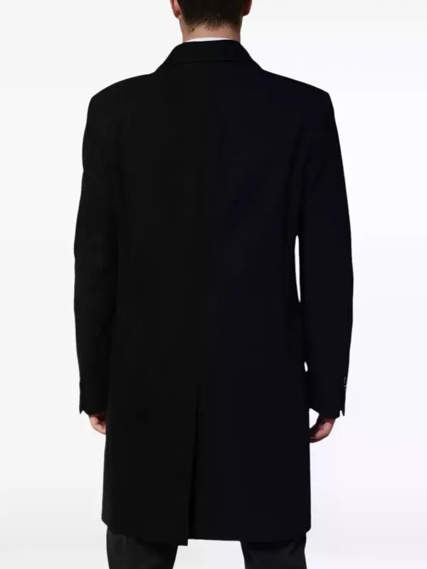 Dolce & Gabbana Heraldic-patch Single-breasted Coat