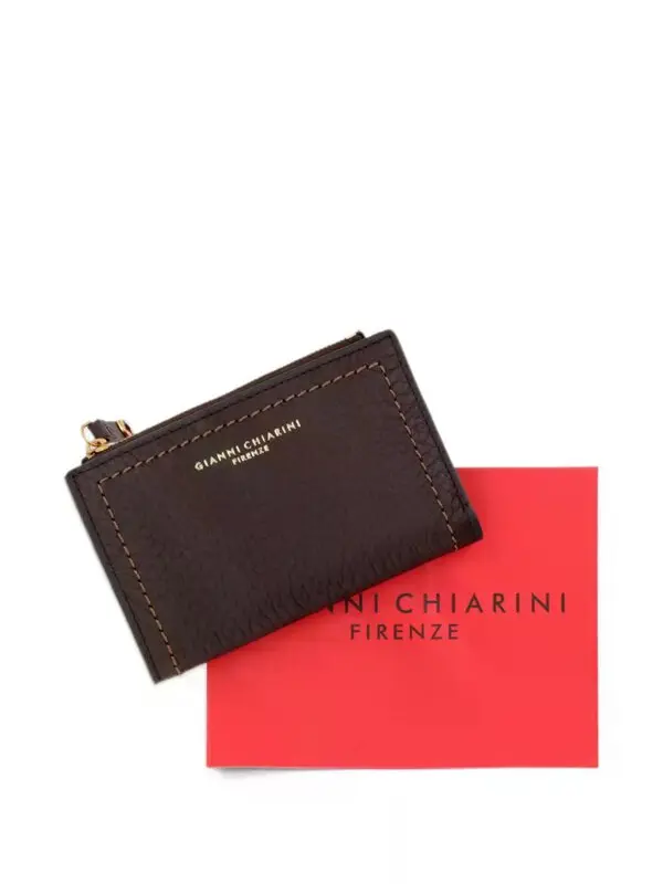 GIANNI CHIARINI Bubble Grainy-leather Zip-around Wallet
