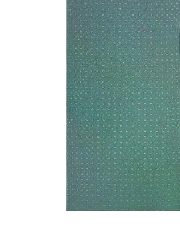PERSONALITY Geometric-pattern Silk Scarf