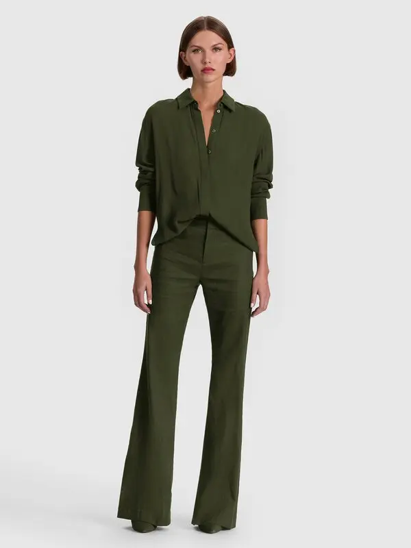 Alice + Olivia Dimitra Oversized Button Down