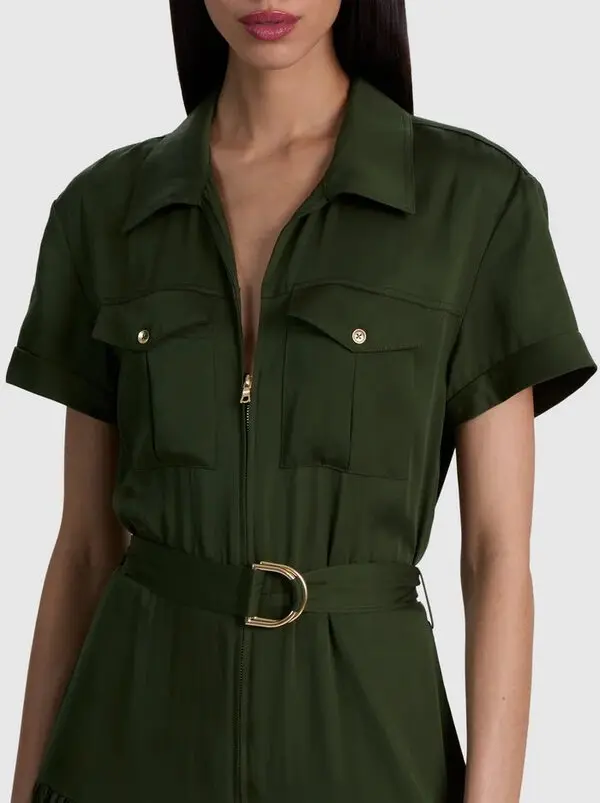 Alice + Olivia Lucy Maxi Shirt Dress