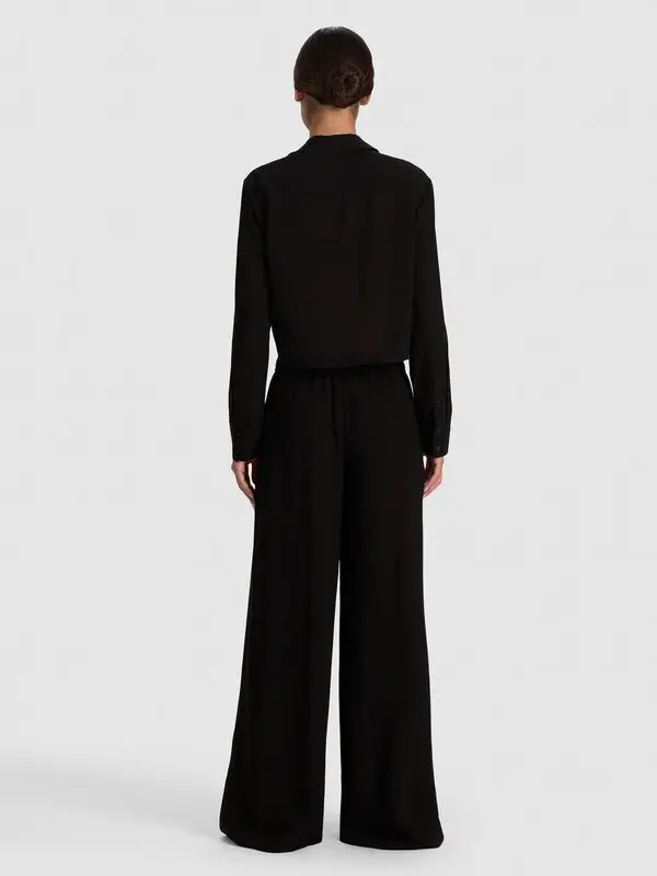 Alice + Olivia Jenna Pleated Wide Leg Pant
