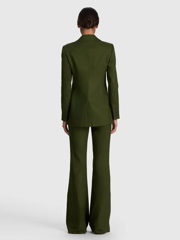 Alice + Olivia Breann Linen Blazer
